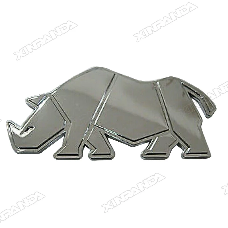 Suzuki Jimny Chrome Rhino Badge - Stylish Body Sticker