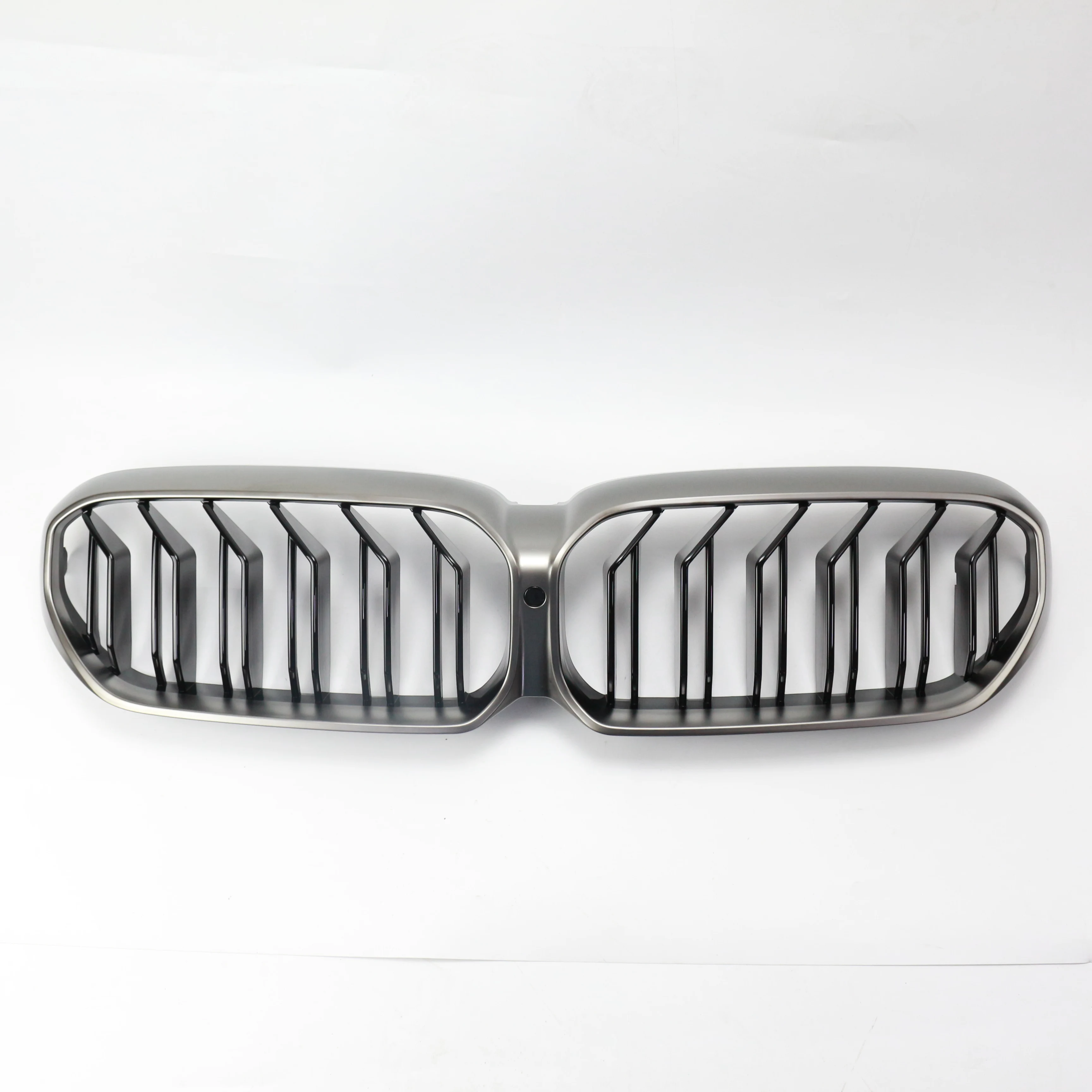 Double Slat Front Bumper Kidney Grill Front Bumper Grill Cerium Gray ...