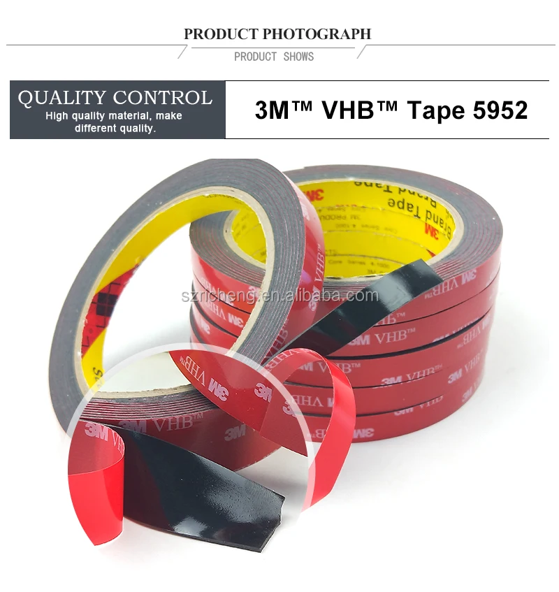 3M VHB Tape 5952 - Heavy Duty Mounting for Indoor & Outdoor