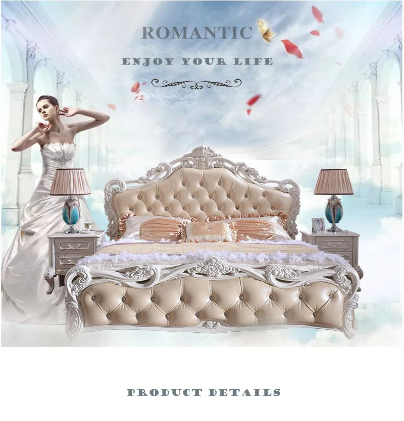 Bedroom Furniture Antique Bed European Style Luxury Bed - Buy European ...