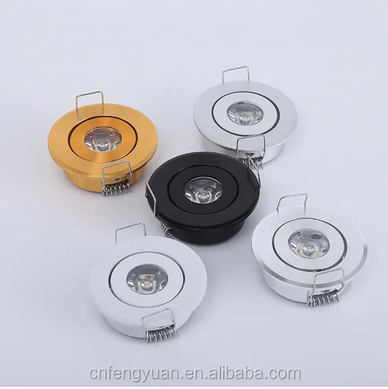 Fy Cabinet Small Spotlights Regulable 3 W Mini Redondo 3 W De Alta ...