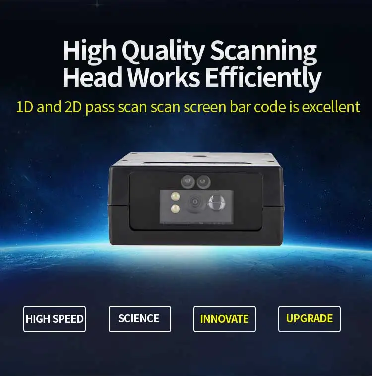 1D 2D QR Barcode Scanner Module Engine Embedded CCD Fixed Bar Code ...