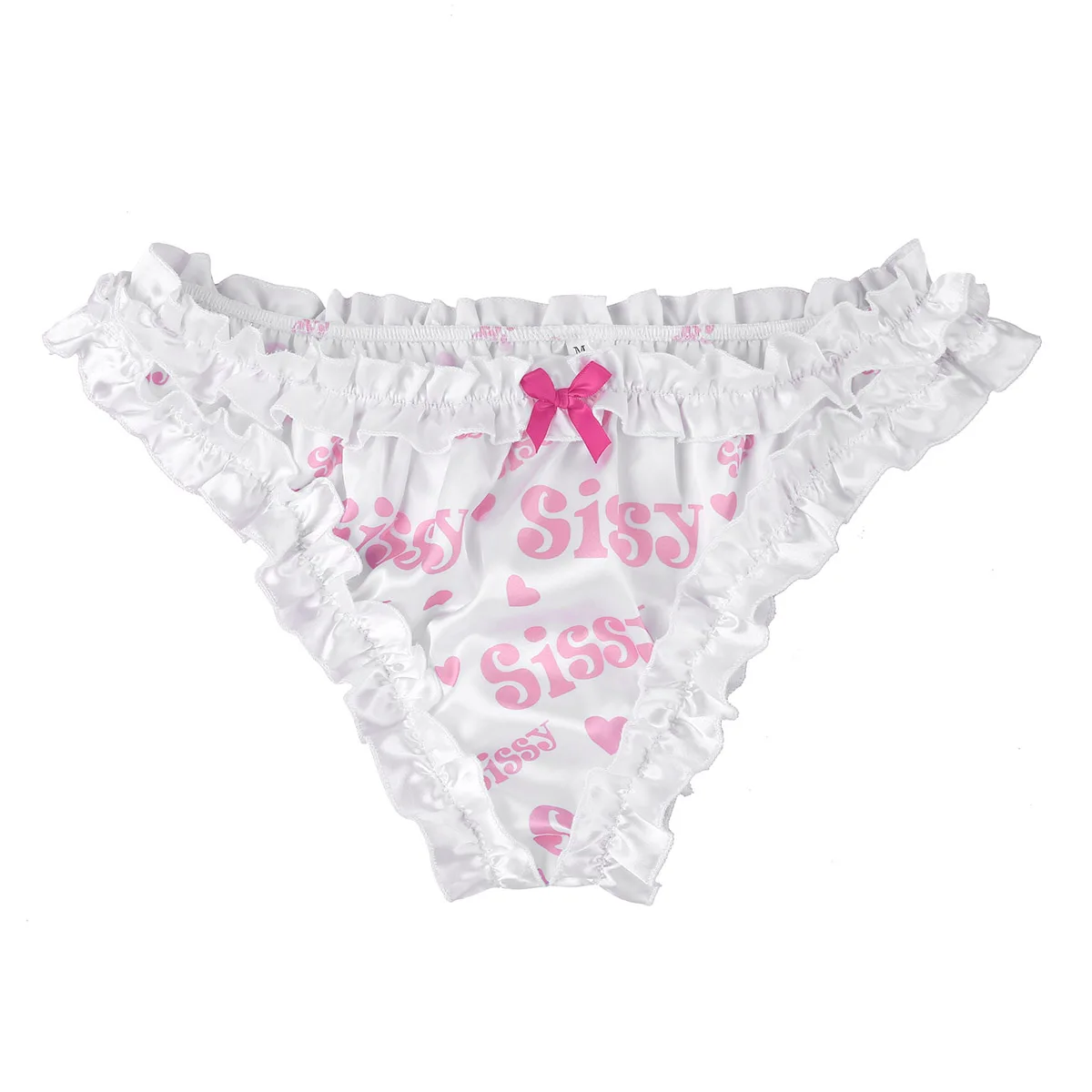 Mens Sissy Under Wear Soft Lingerie Super Frilly Ruffled High Cut Sissy