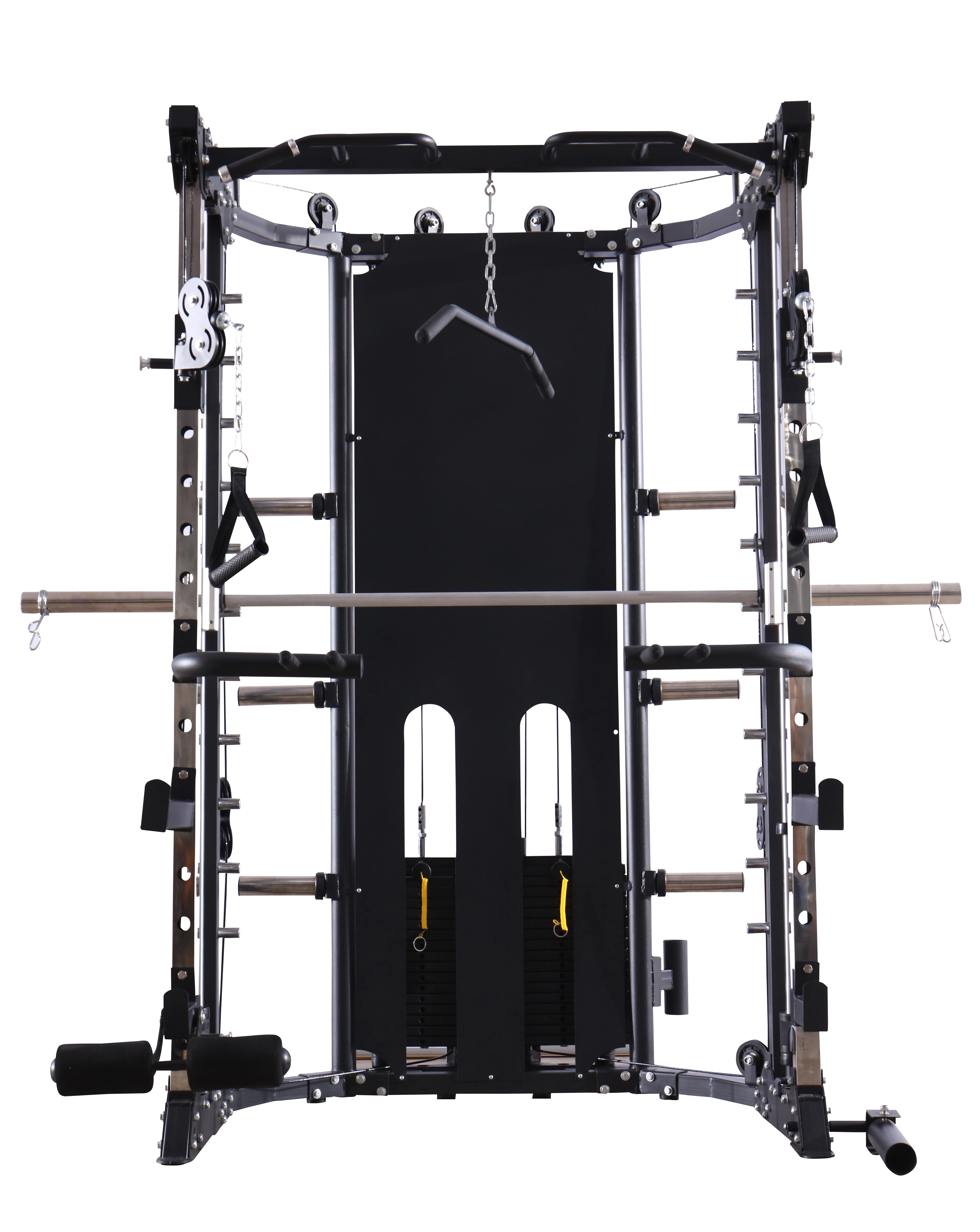 Multi-functional Trainer Cable Crossover Lat Pull Down Chin Dip Squat ...