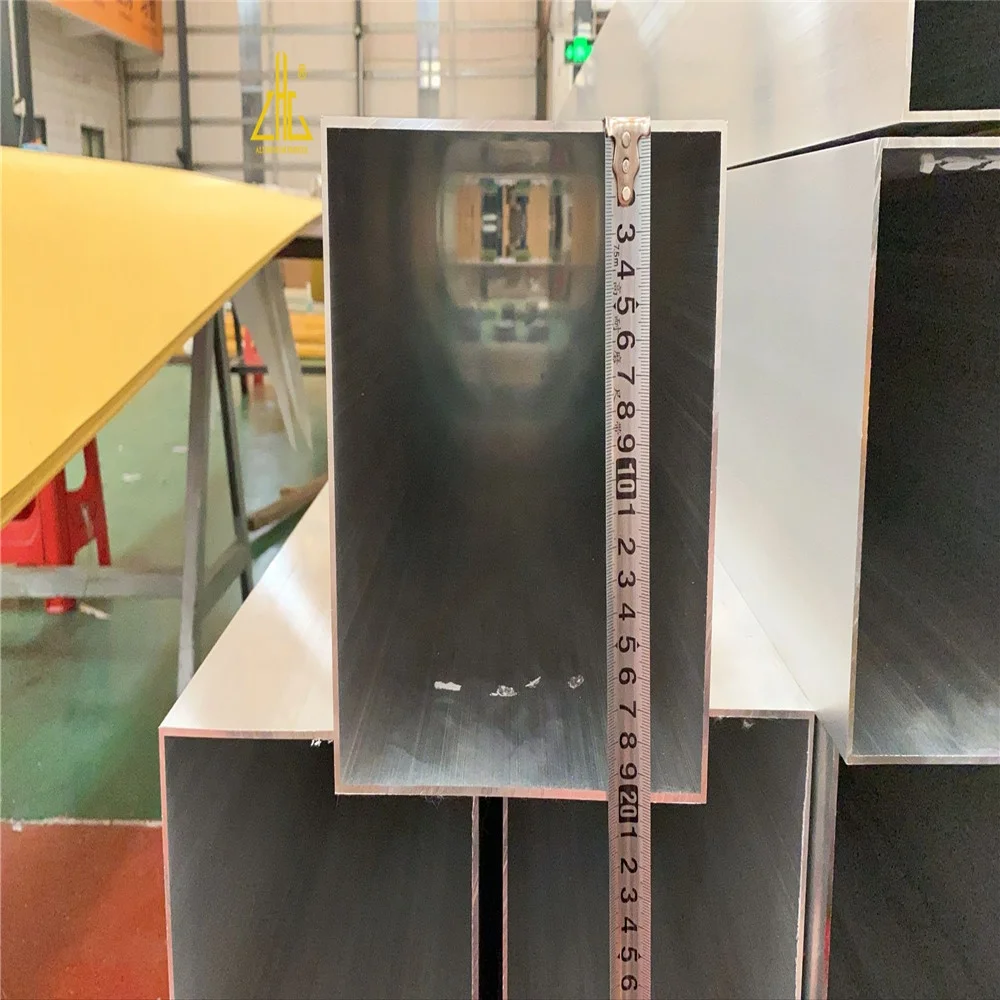 矩形铝方形空心铝管挤压300x100 300x80 300x60 300x50 300x30 350x50 350x100mm - Buy 铝 ...