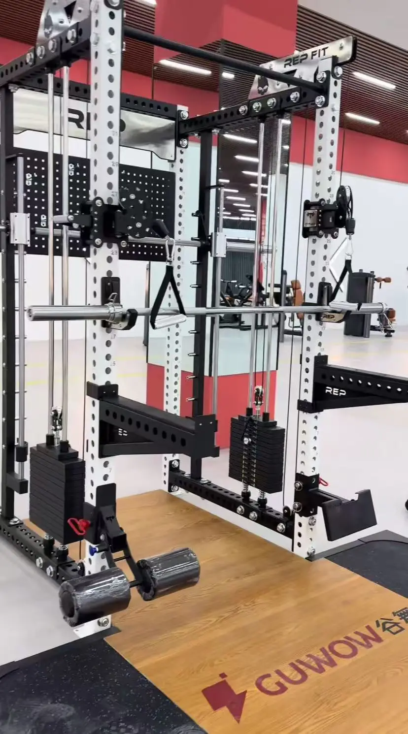 Multi-Function Trainer Power Rack with Cable Crossover for Chest ...