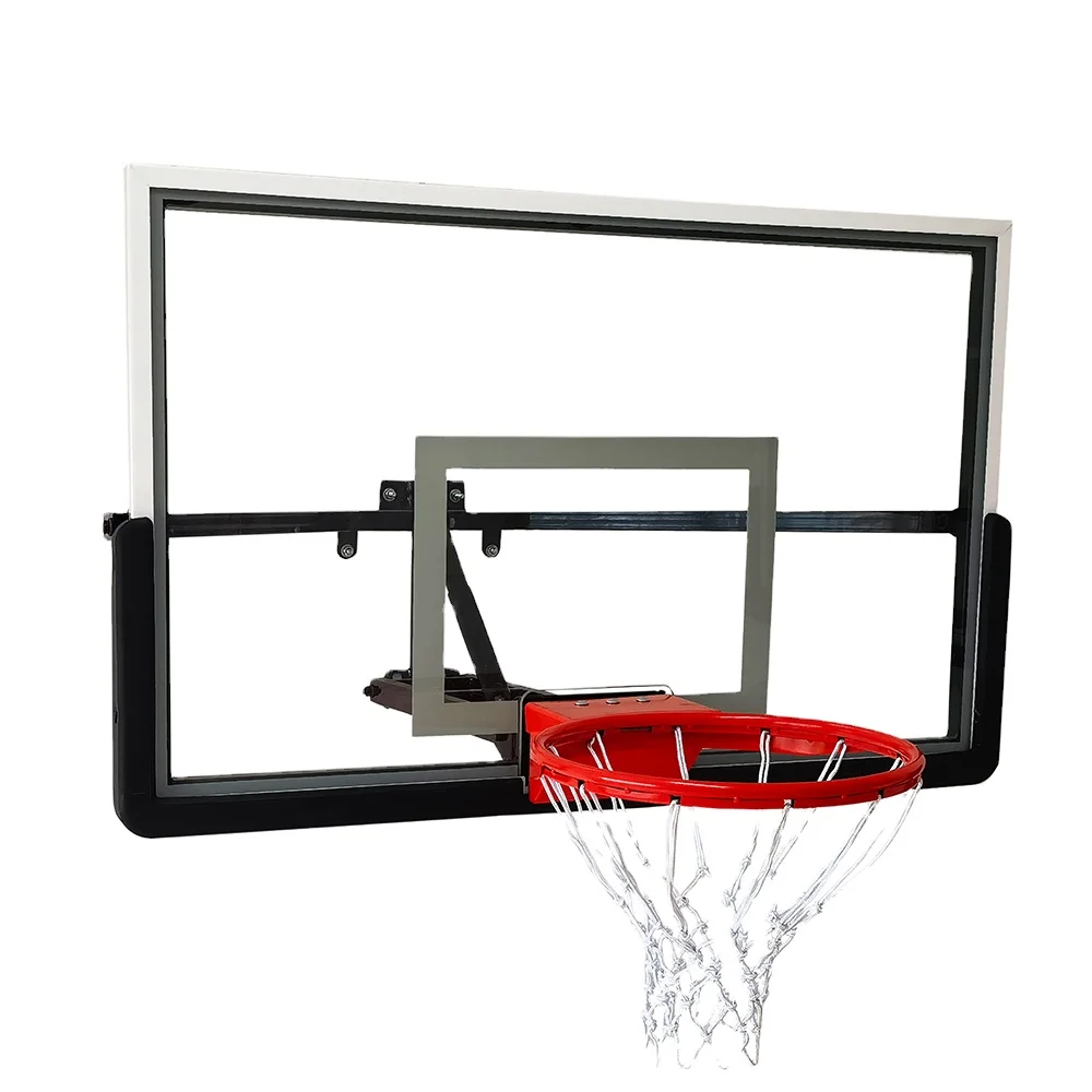 Adjustable Steel Wall Mounted Basketball Hoop For Indoor And Outdoor ...