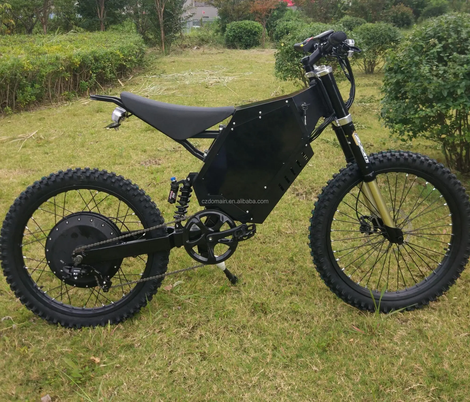 26-Inch Electric Bike Frame - Stealth Bomber MTb Made of Durable Steel ...