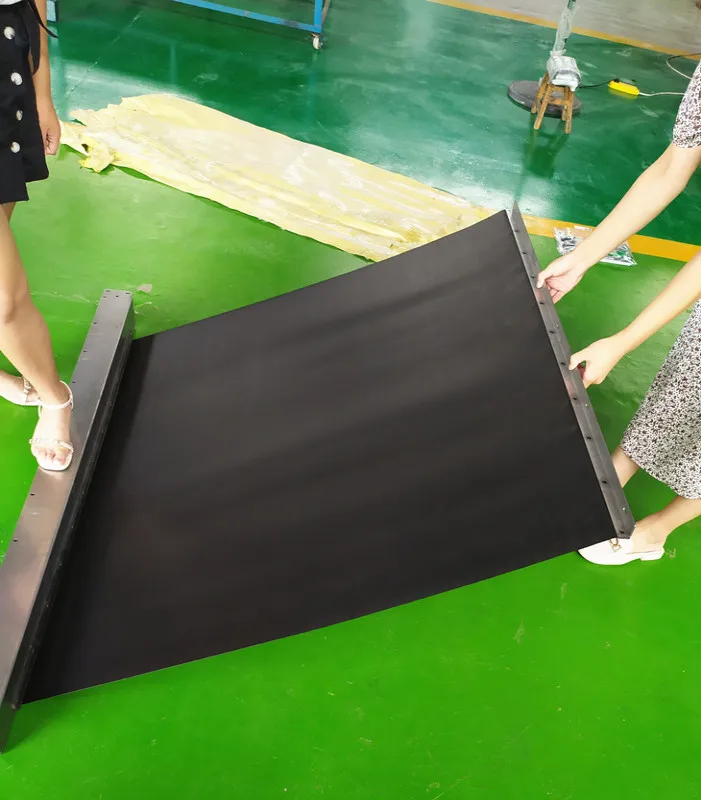 Rolling Curtain Shield - Customized Retractable Cover for CNC Machine