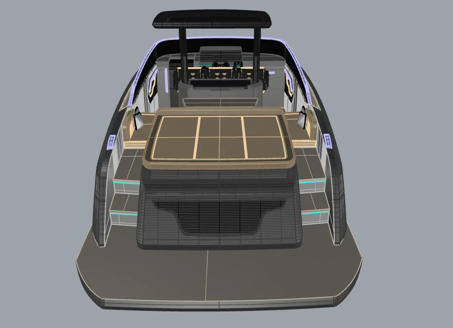 9.8m New High Quality Aluminum Luxury Sports Speedboat For Sale - Buy ...