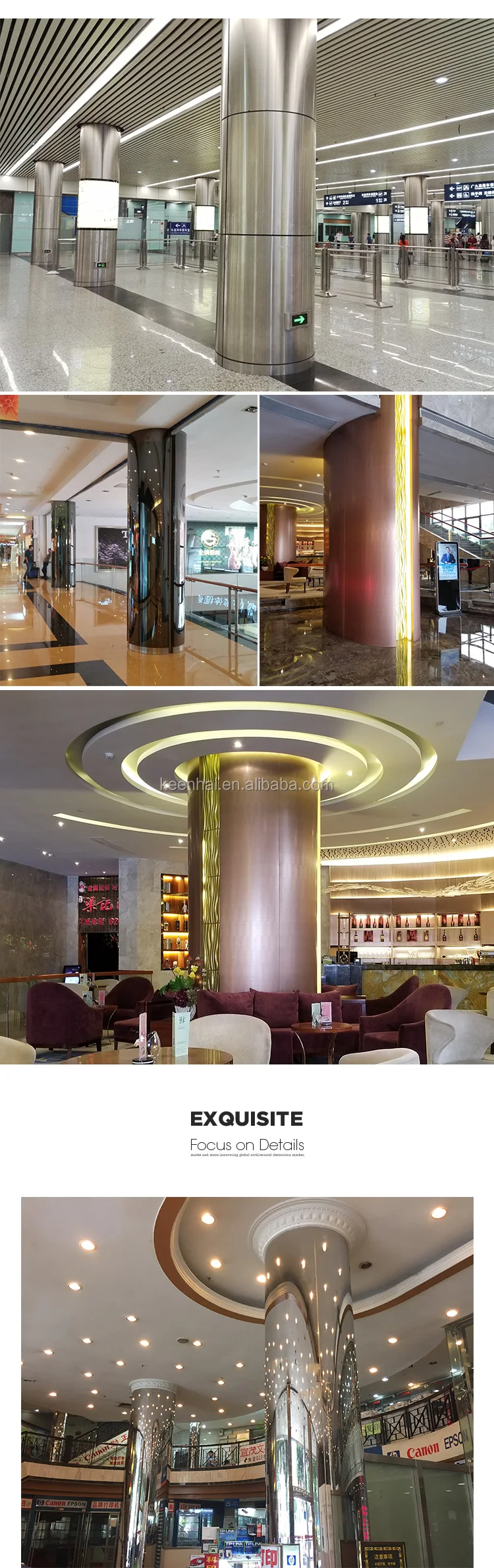 Stainless Steel Column Covers - Durable & Stylish Cladding