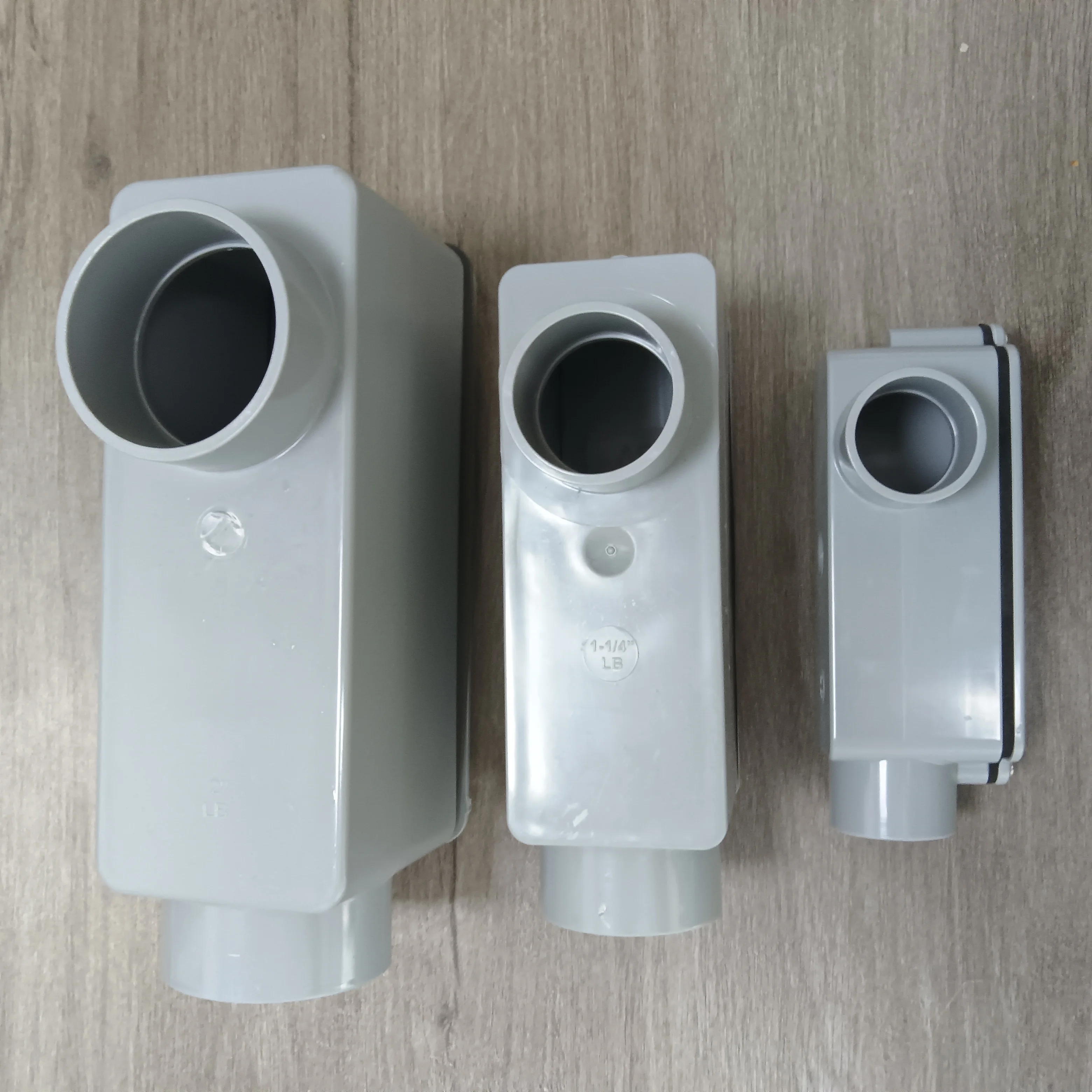 CONDUIT FITTINGS 1 In. Grey PVC Type LR Conduit Body for EMT and IMC LR ...