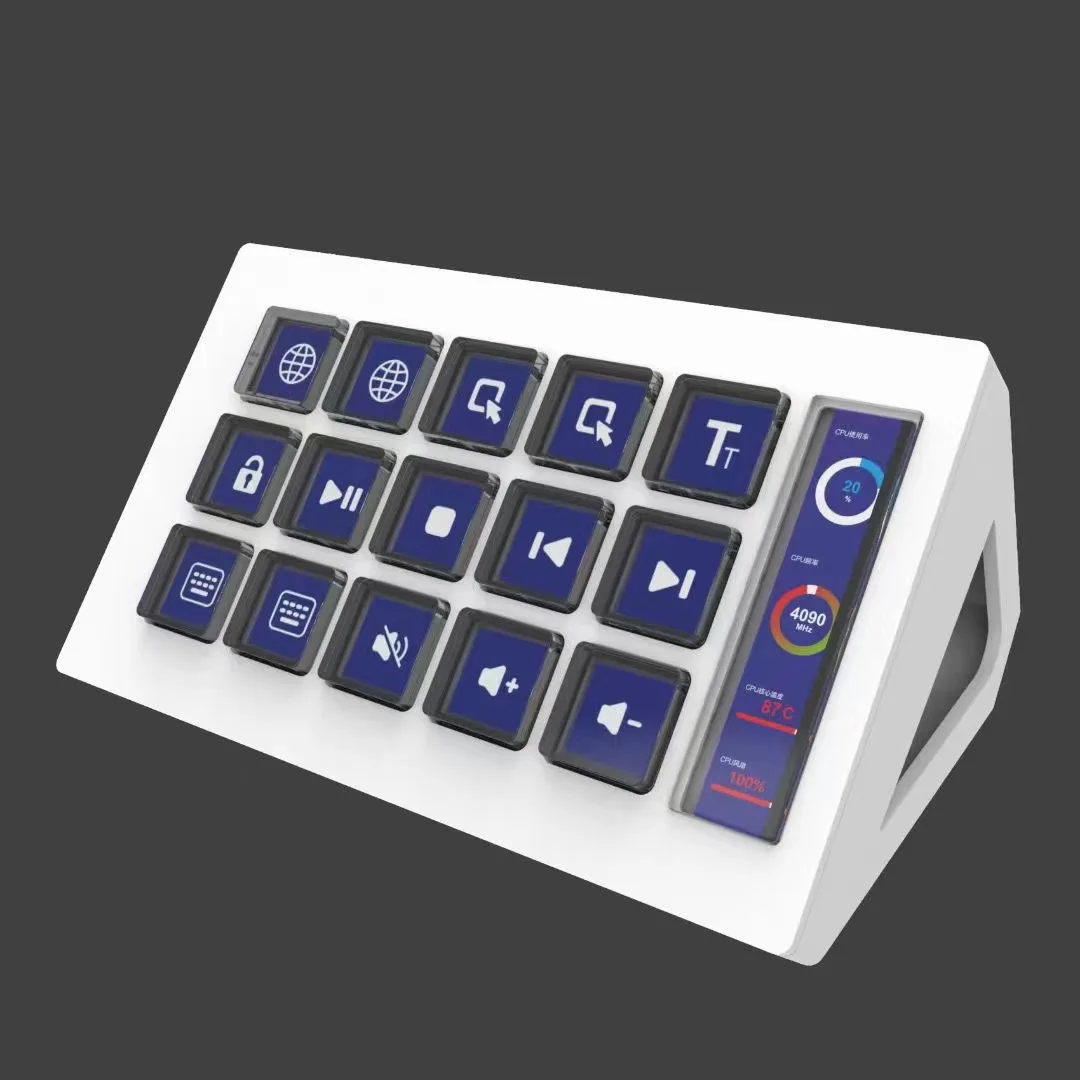 Wholesale Customized 15 LCD Keys Desktop Controller Stream Deck ...