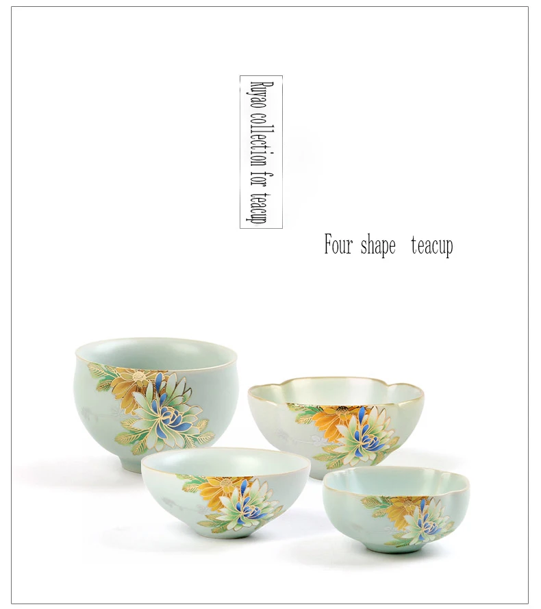 Ceramic Ruyao Porcelain Antique Japanese Style Tea Cup - Buy Japanese ...