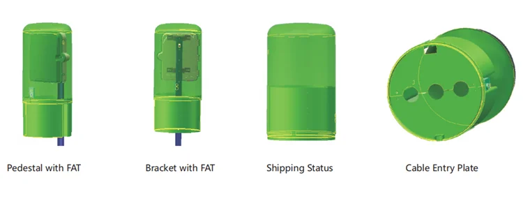 Fiber Optic Pedestal - 24 Port Outdoor Closure Solutions