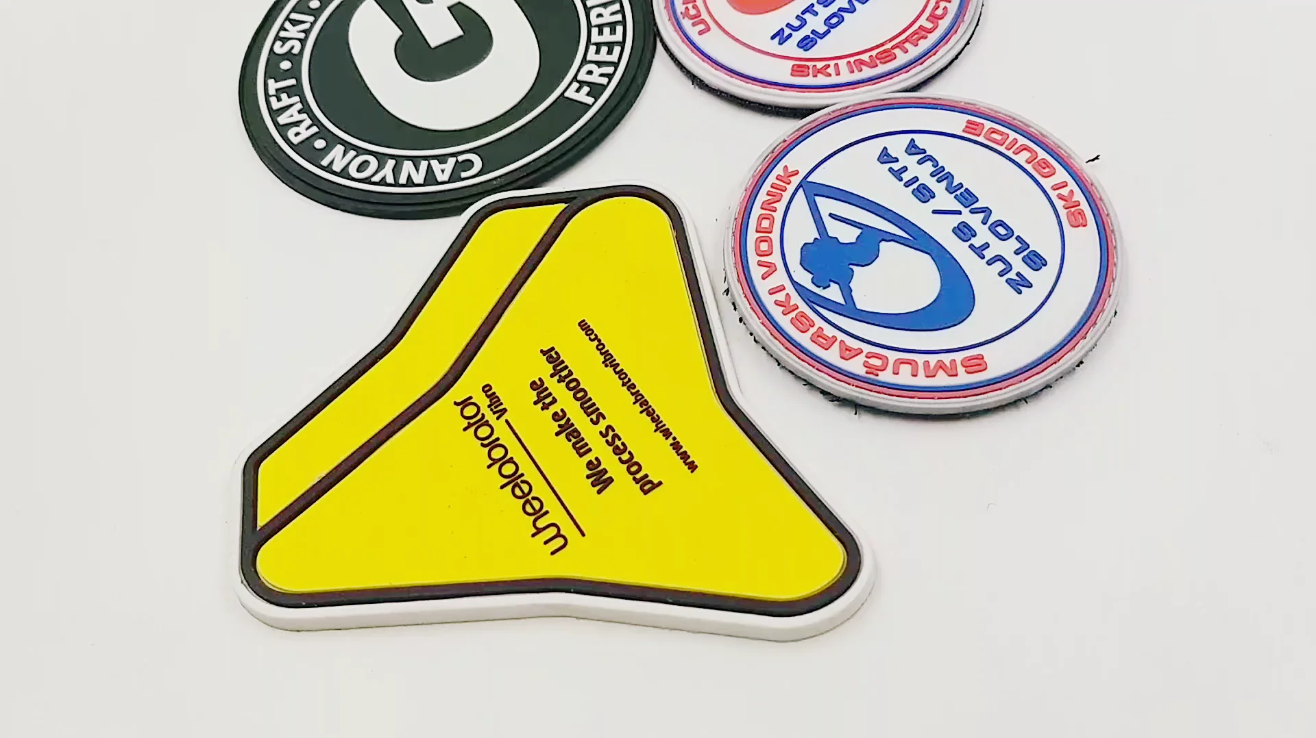 Wholesale Customized Logo Round Shape Pvc Patches Soft Plastic Pvc ...