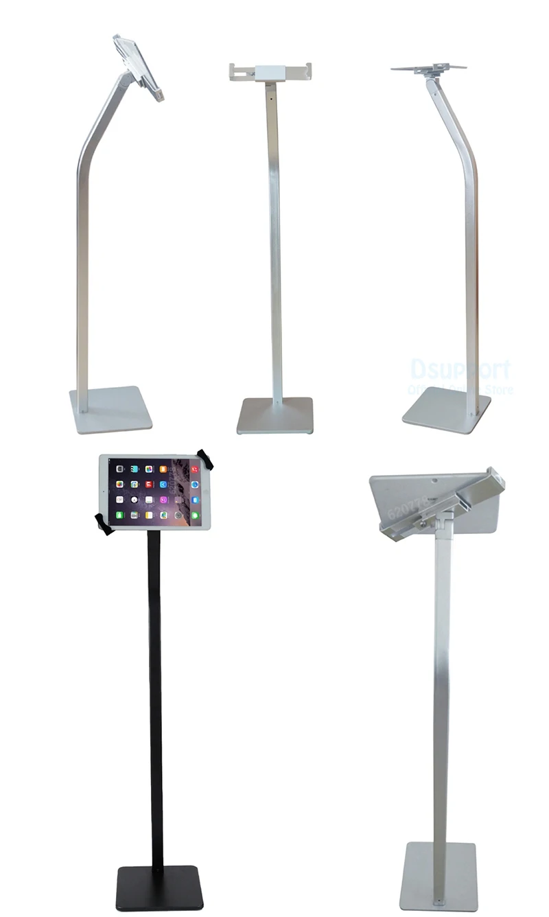 Anti-theft Universal Tablet Display Floor Stand For 10.1-13 " Tablet ...