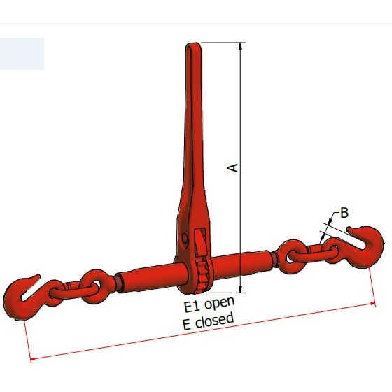 G70 Red Forged Ratchet Load Binder Type Rope Ring for Trailers| Alibaba.com
