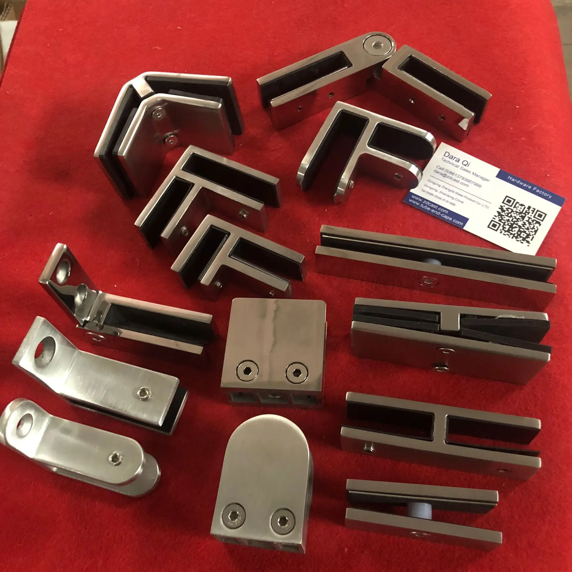 Stainless Steel Wall Mounted Glass Clamp Applied To Glass Railing - Buy ...