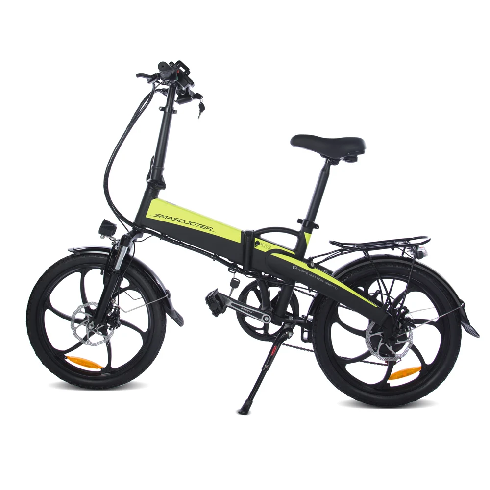 Tourwheel 20 Inch 48v Lithium Battery Full Suspension Frame Folding Electric Bike With Passenger ...