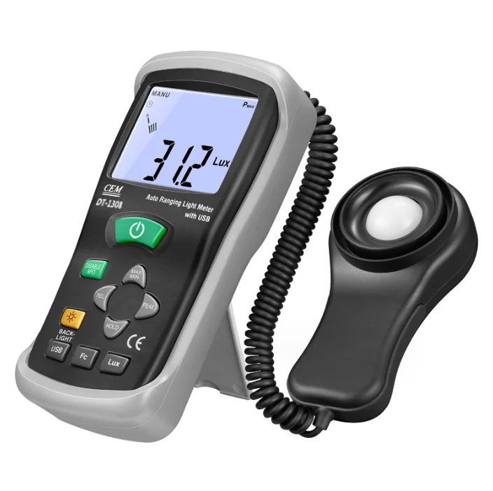 Dt-1308 Portable Photometer Illumination Meter Luminance Meter ...