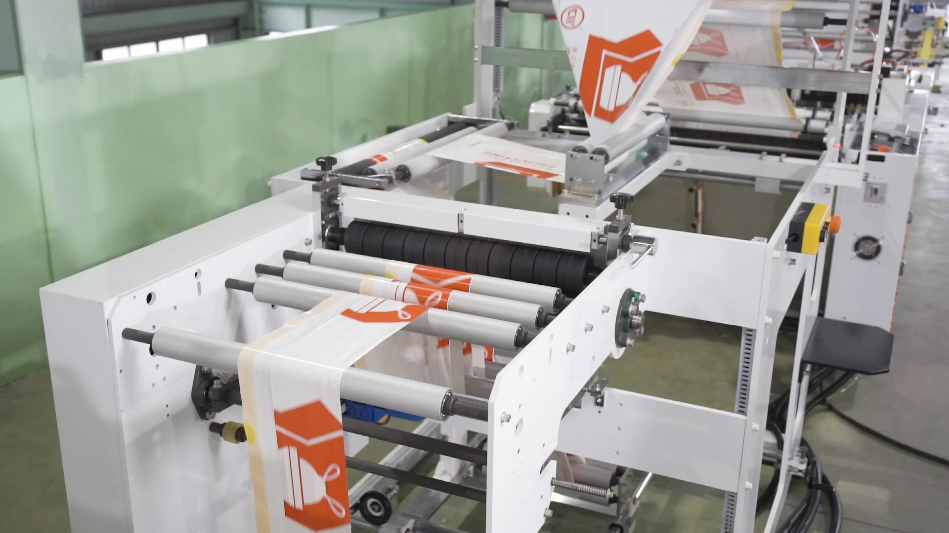 Fully Automatic Pe Drawstring Overlap Tie Trash Roll Bag Draw Tape Rope ...