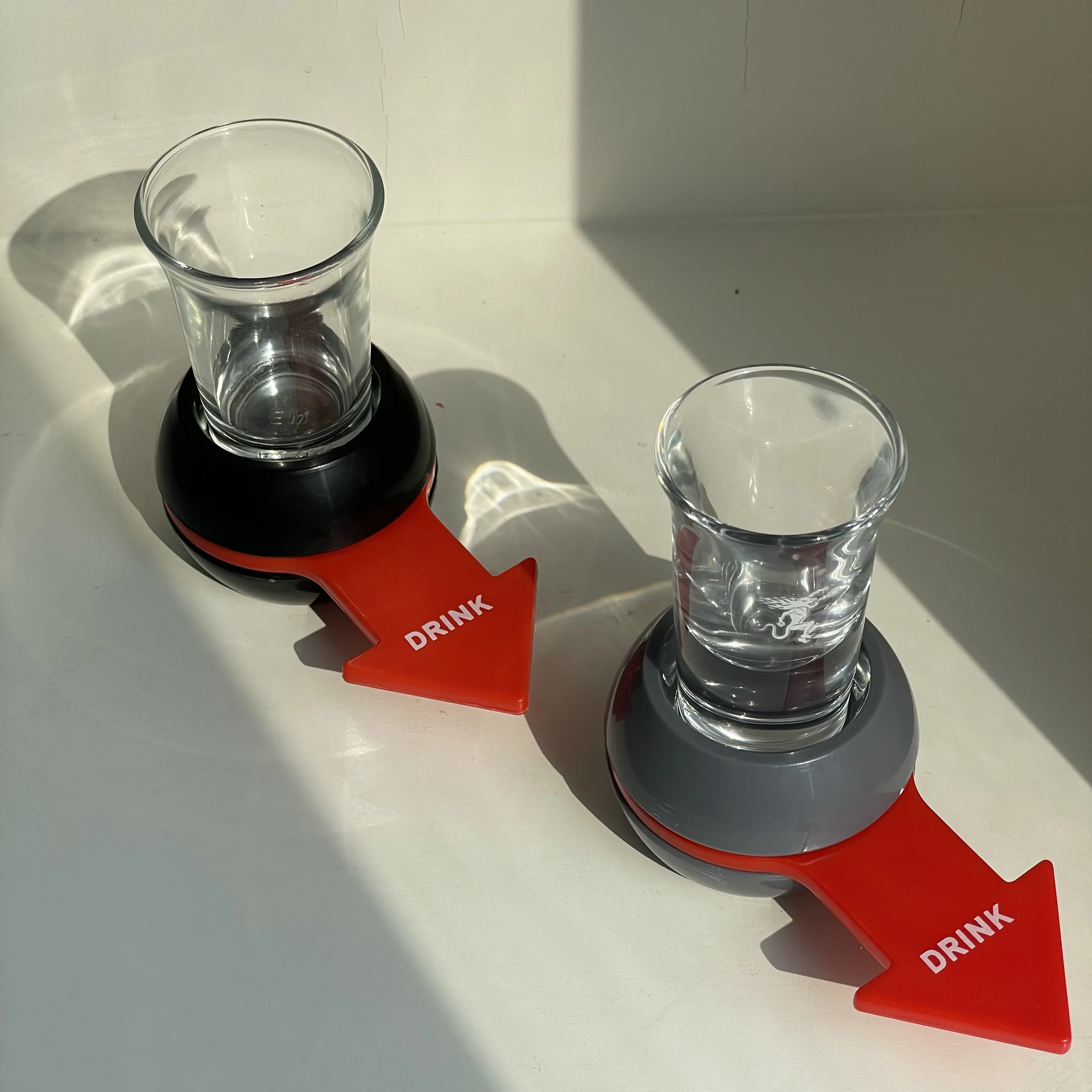 Spin The Shot Arrow Turntable Wine Funny Shot Glass Cup Party Pointer ...