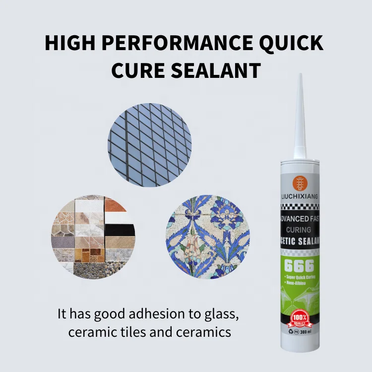 Glue Adhesive Silicone Sealants Acidic Room Temperature Curing Glass ...