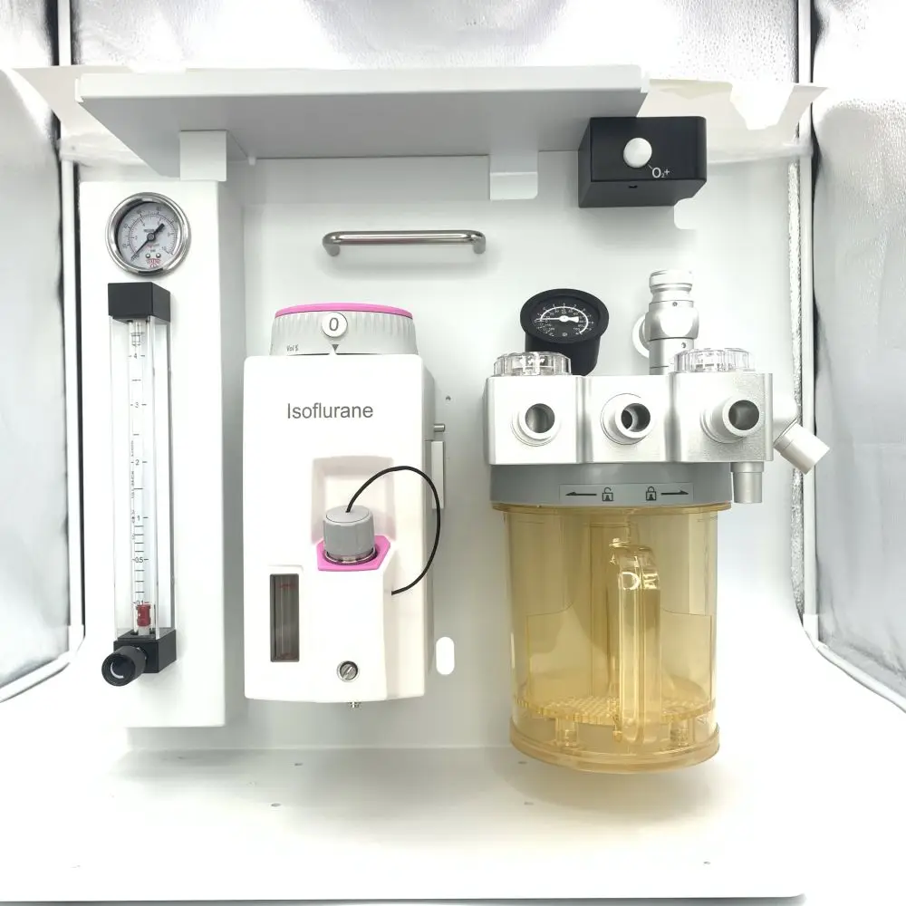 Portable ACGO Equipped Medical Anesthesia Veterinary Machine