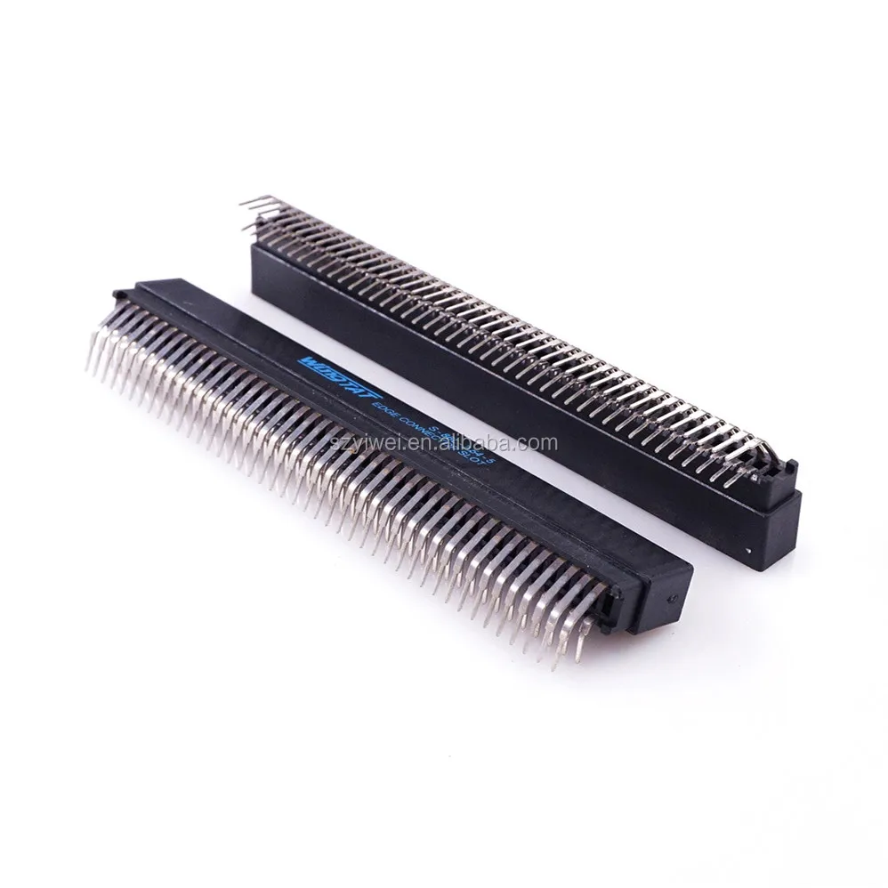 Card Edge Connector Slot 2.54mm Pitch, 86 Pin Dual Row Right Angle PCB ...