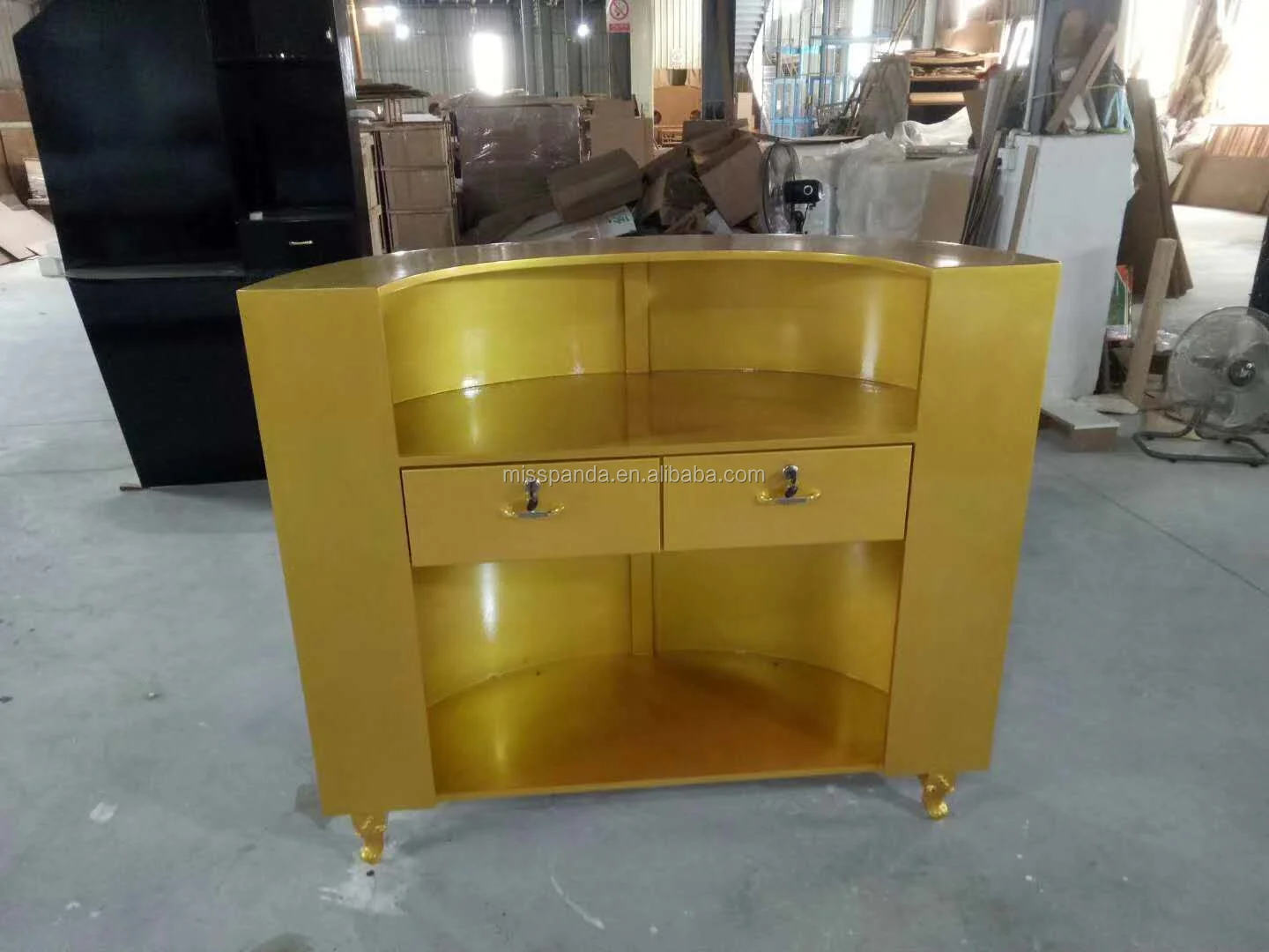 Wholesales Modern Reception Counter Cashier Reception Desk Semi Circle ...