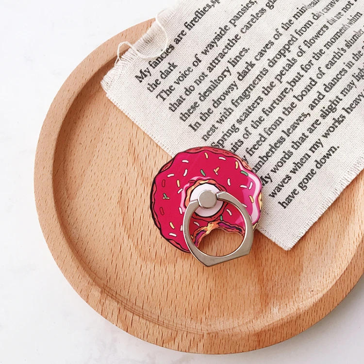 Custom Logo Mobile Phone Holder - Universal DIY Acrylic Ring