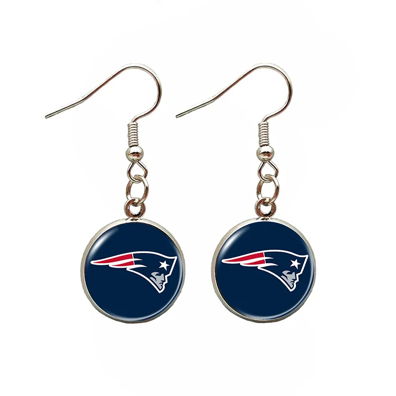 Wholesale Nfl Souvenir American Football Teams Logo Earrings