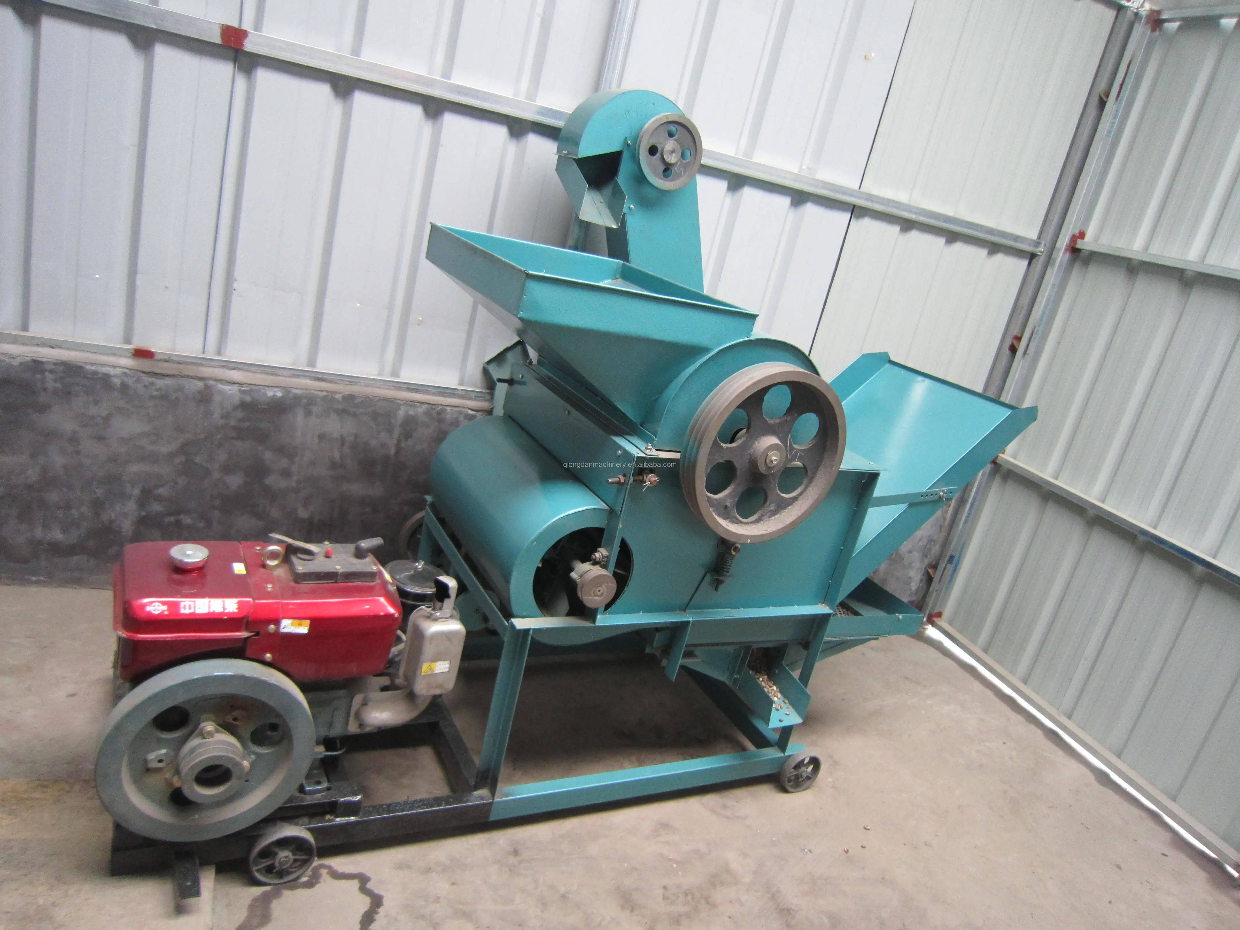 Efficient Castor Bean Seed Dehuller - Low Energy Consumption