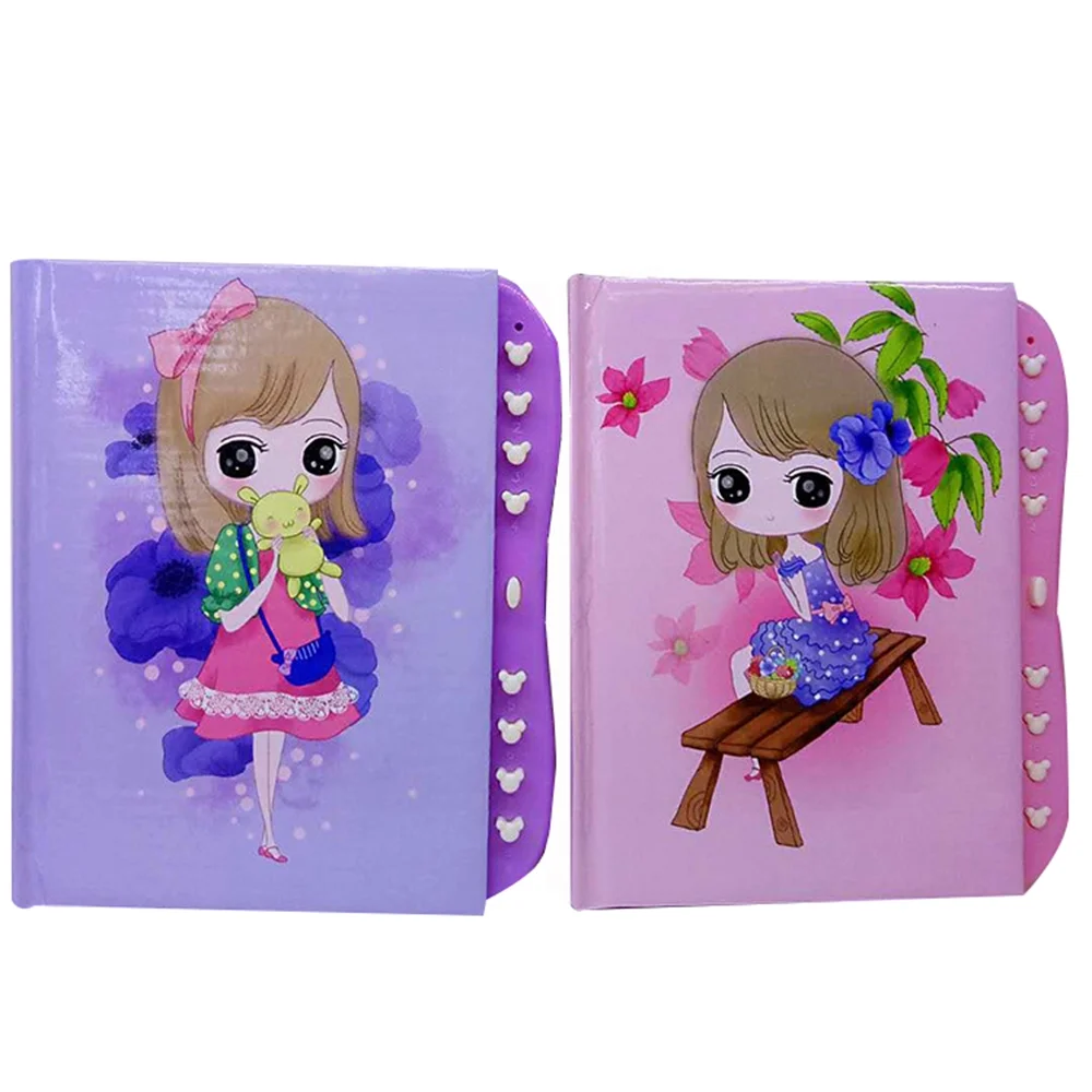 Student cartoon cute kids notebook organizer pink for girls from China ...