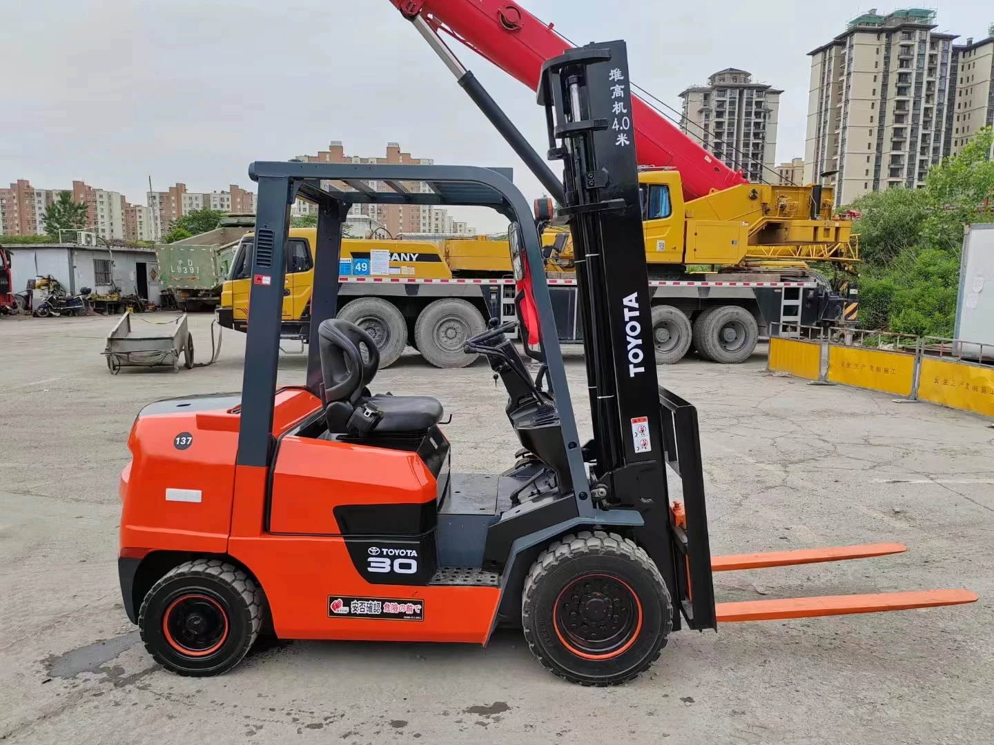Japan Original 3ton Forklift Used TOYOTA FD30 for Sale