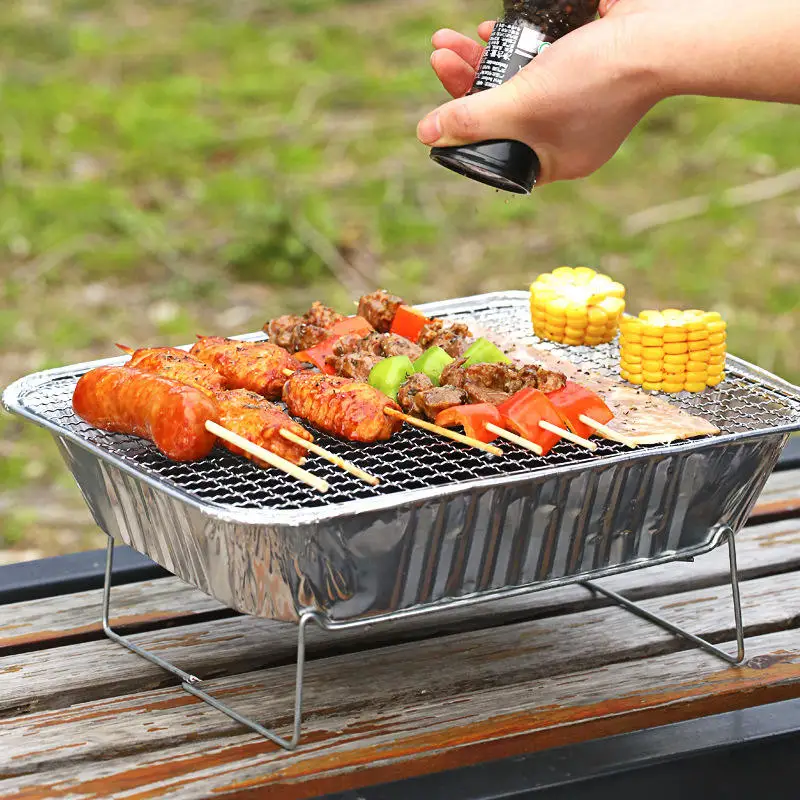 Disposable Charcoal Grill On The Go Ready To Use Easy To Light Kosher ...