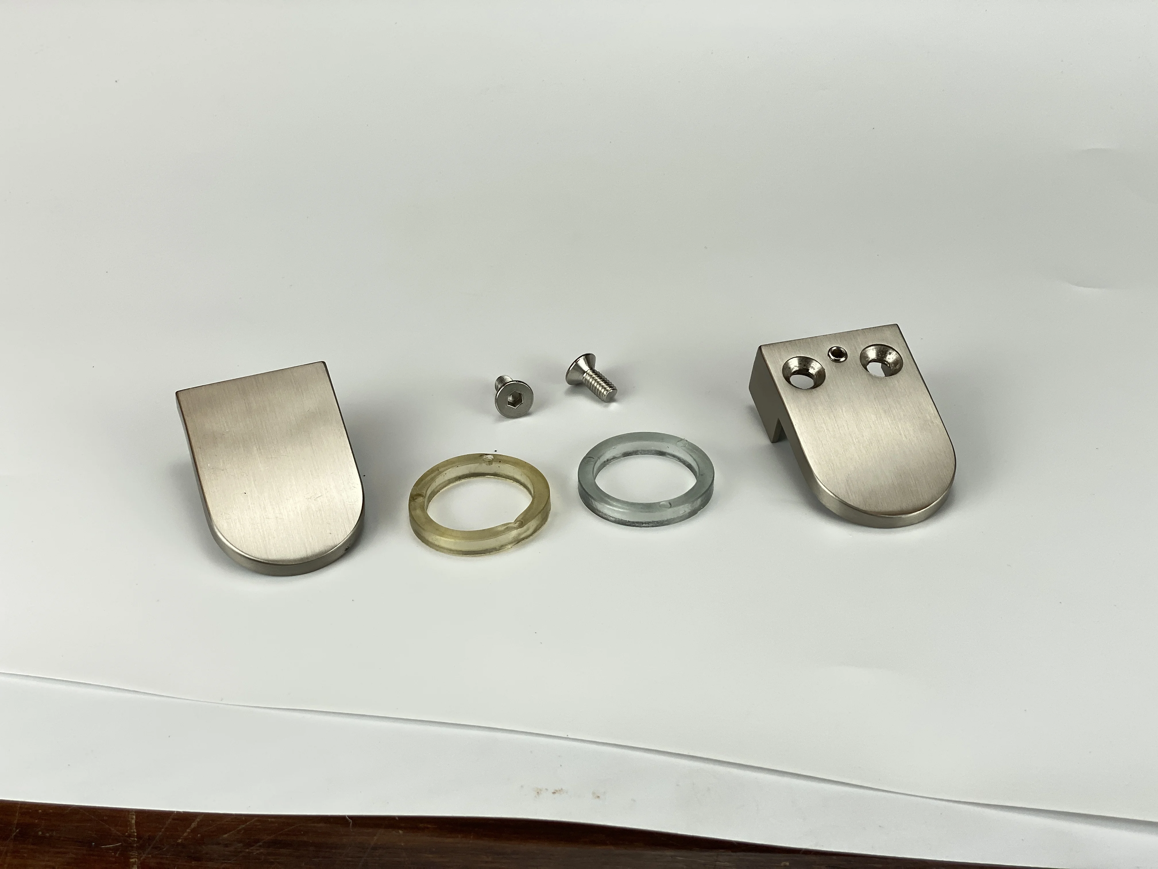 Stainless Steel Semicircular Moveable Glass Clamp Glass Fastener Clamp ...