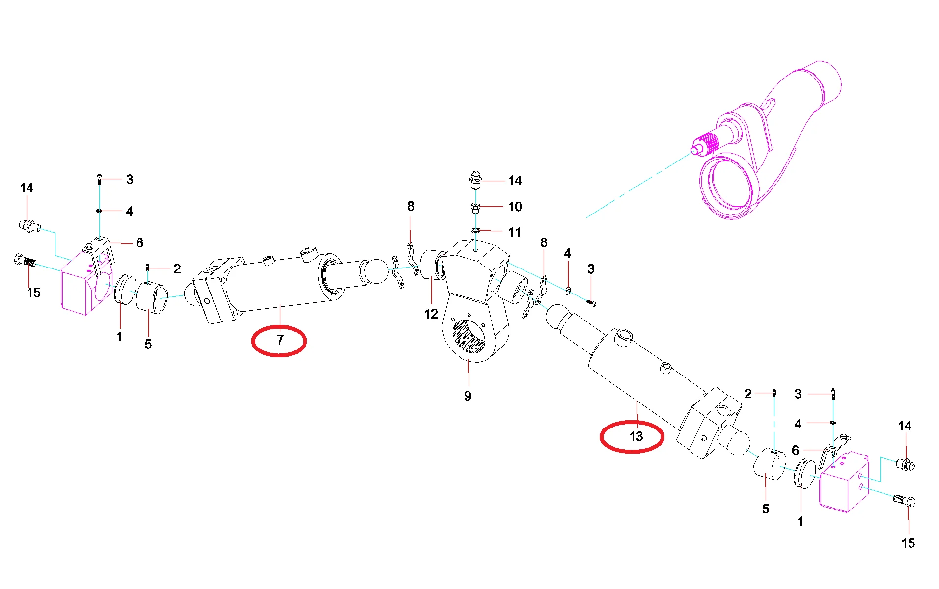 A810301060032 A810301060033 左右摆动阀柱塞缸 100C2118D.6.2A 100C2118D.6.3A 三一重工 ...