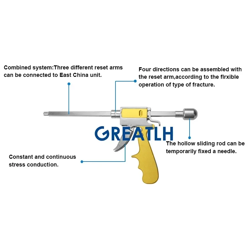 Orthopedic Surgical Instrument Collinear Reduction Clamp Set