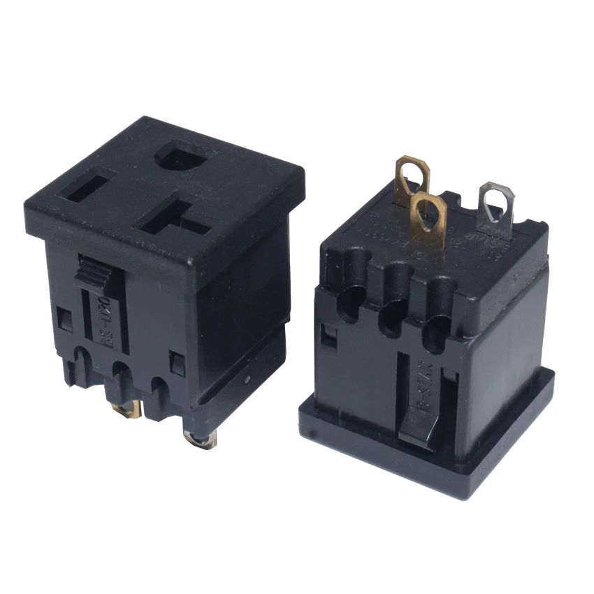 110V 15A AC 3PIN Power NEMA 5-15R USA Plug Socket - ONEGOL