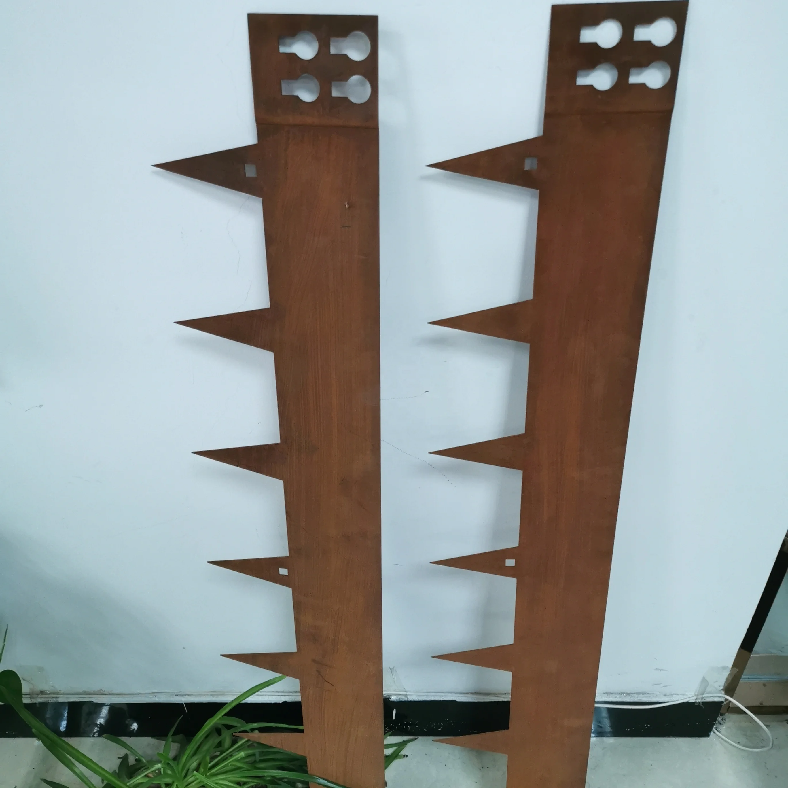 Rust Corten Steel Metal Panel Fencing - Durable & Stylish