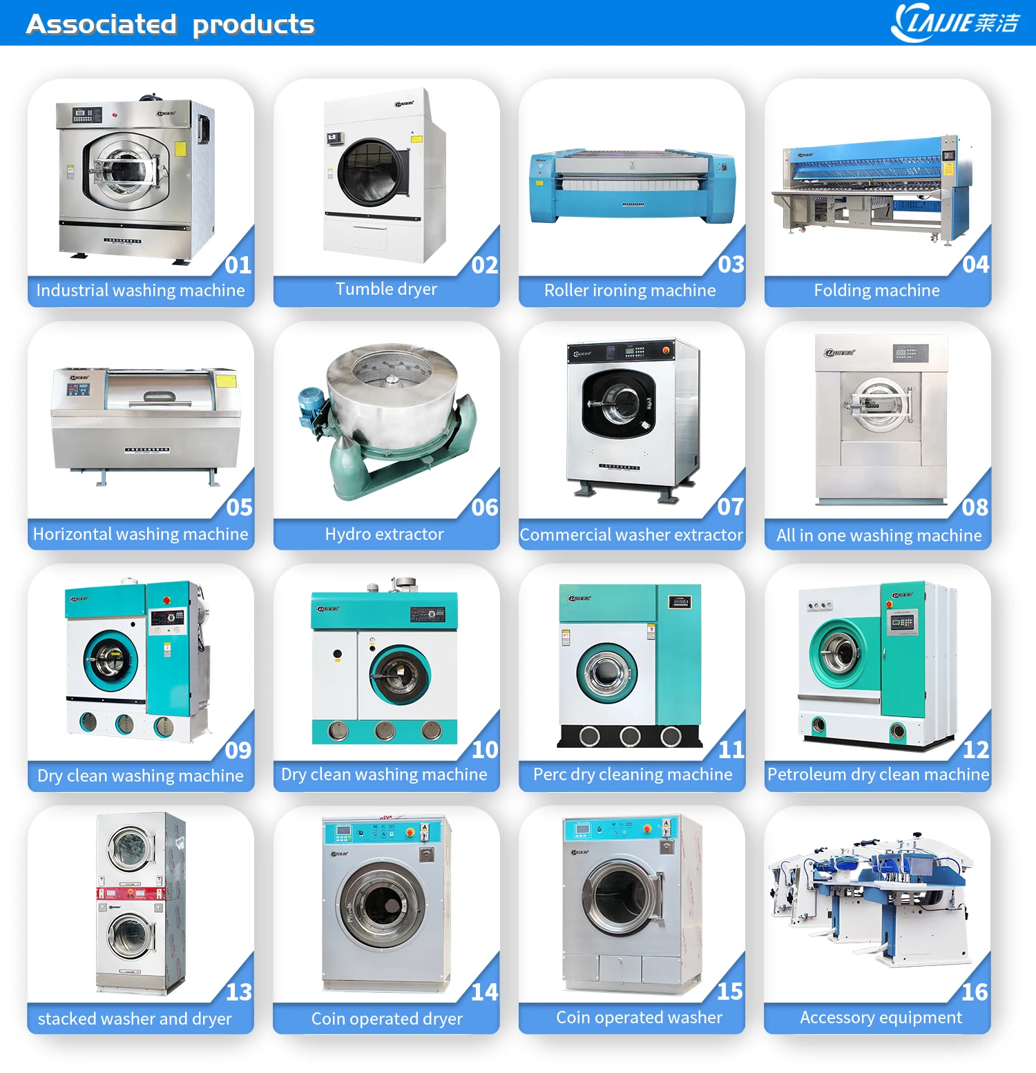 Industrial 50kg Automatic Laundry Washing Machine - XGQ-50