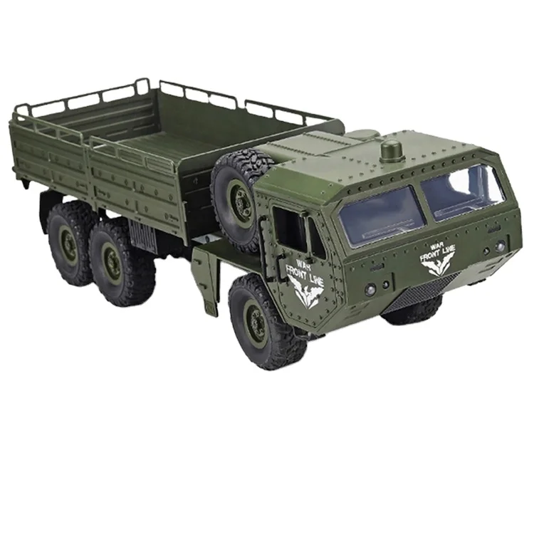 JJRC Q75 RC Military off-Road Crawler Truck - 1/16 Scale