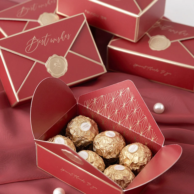 Chocolate Wedding Candy Box Gift - Sweet Packaging for Kids