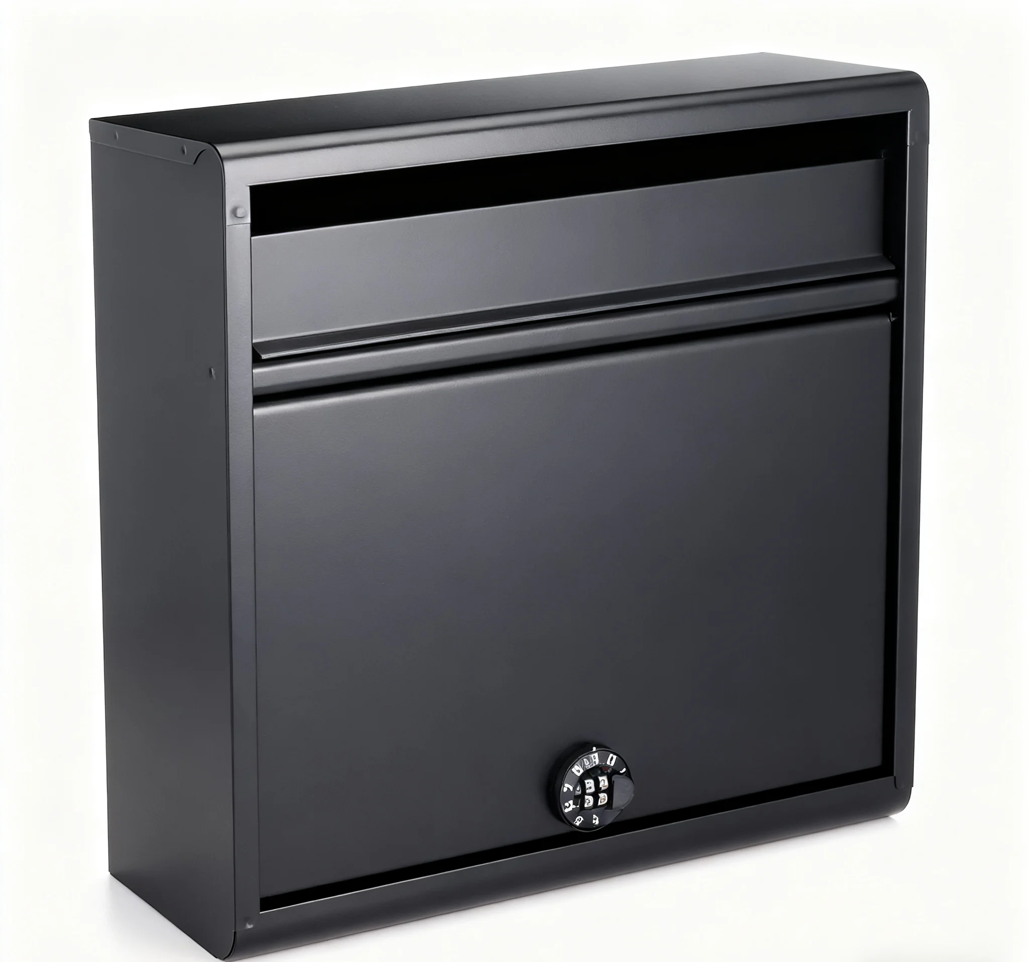 Wall Hanging Steel Mailbox A4 Envelope Square Slim Stylish Design for ...