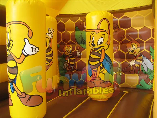 Modelo De Insectos Combo Casa De Salto Inflable Abeja Brincolines Toboganes
