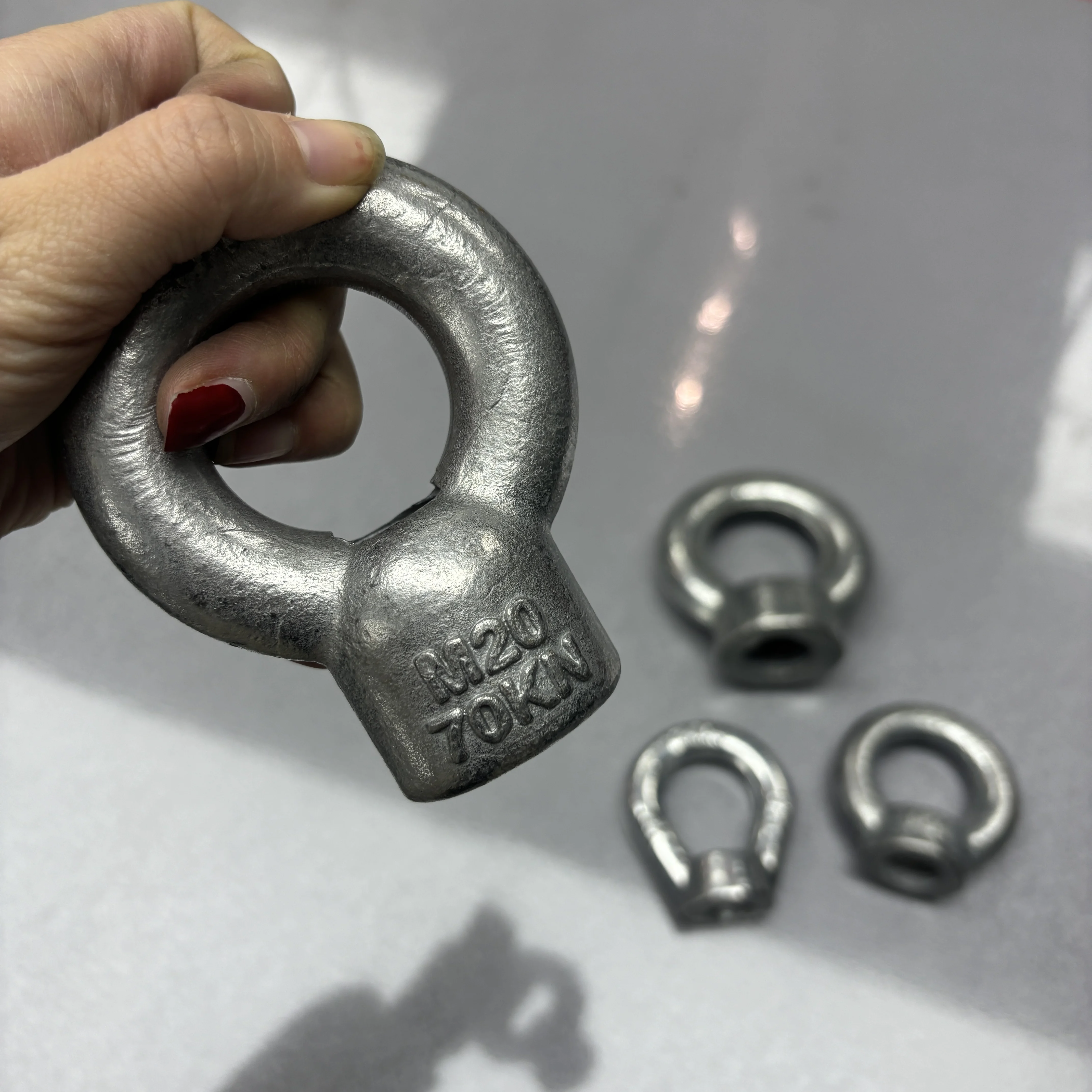 High Quality Pole Line Hardware Hot Dip Galvanized Round Type Eye Nut ...