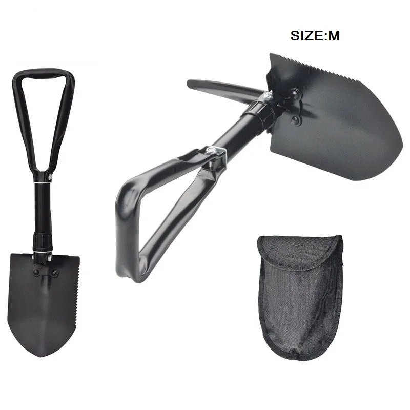 Mini Folding Shovel High Carbon Steel Portable Lightweight Outdoor ...