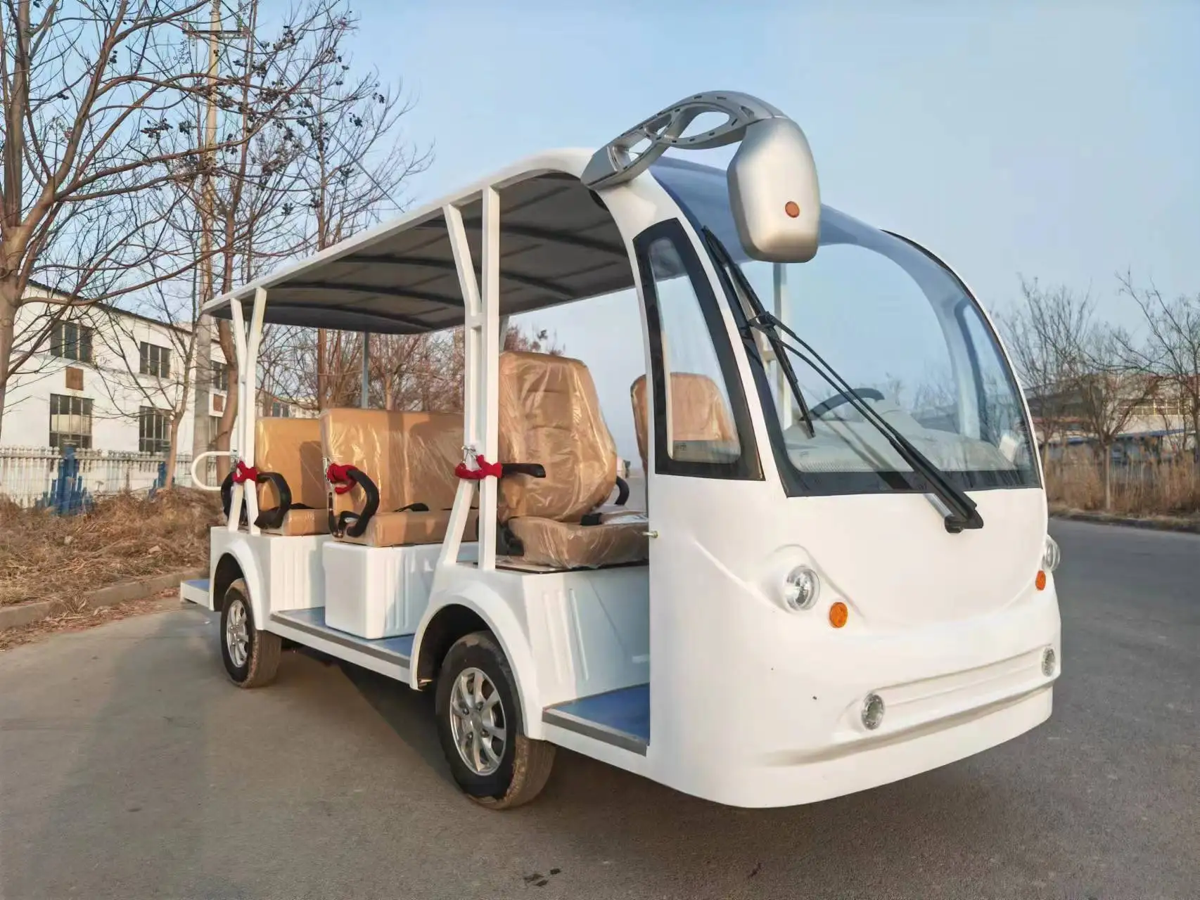 Classic Vintage Electric Sightseeing Bus Car Retro Tourist Golf Shell ...